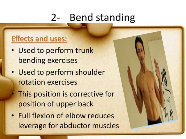 Use Of Fundamental & Derived Position. | PPTX | Physical Therapy | Wellness