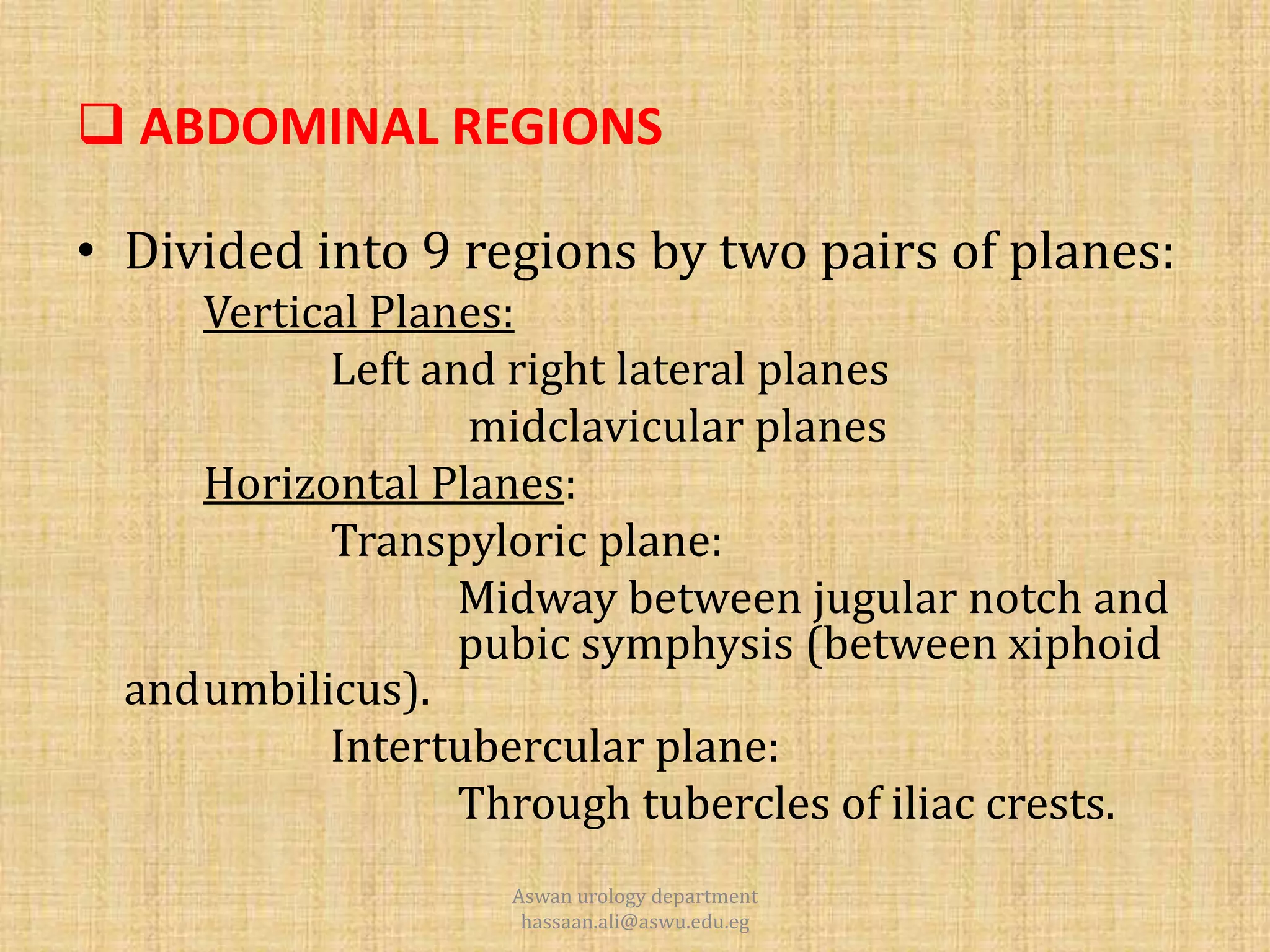 ABDOMINAL WALL ANATOMY | PPTX