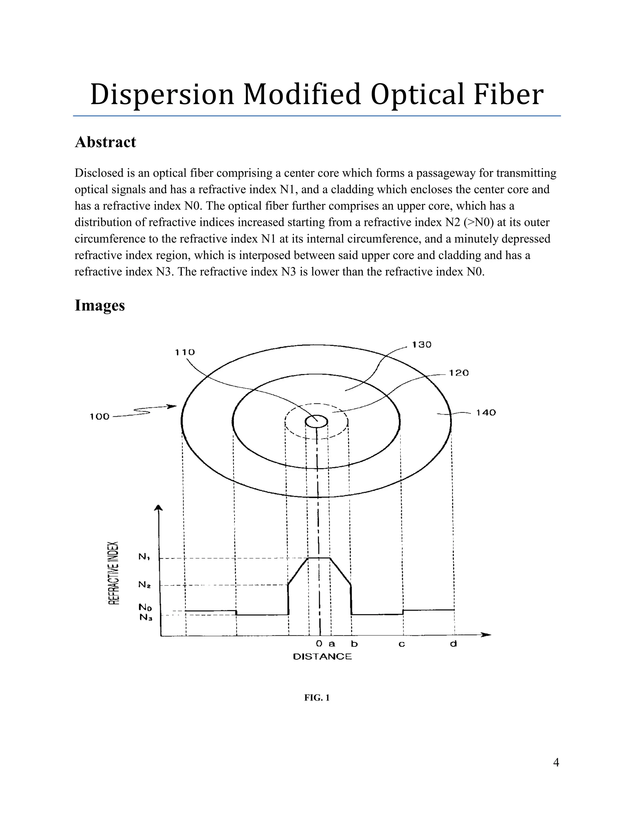 Dispersion Modified Optical Fiber | PDF