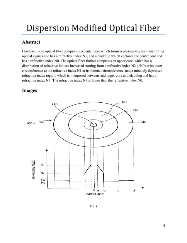 Dispersion Modified Optical Fiber | PDF