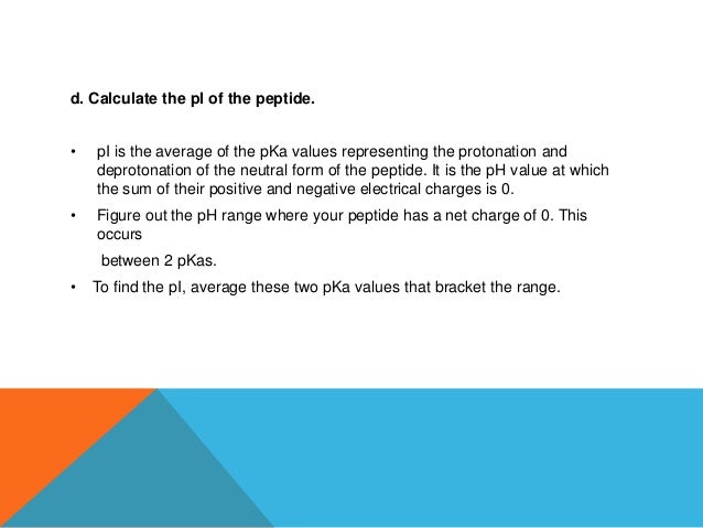 Calculate pi of peptide - somumu