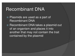 STRUCTURE AND ORGANISATION OF PLASMIDE AND EPISOMES | PPTX