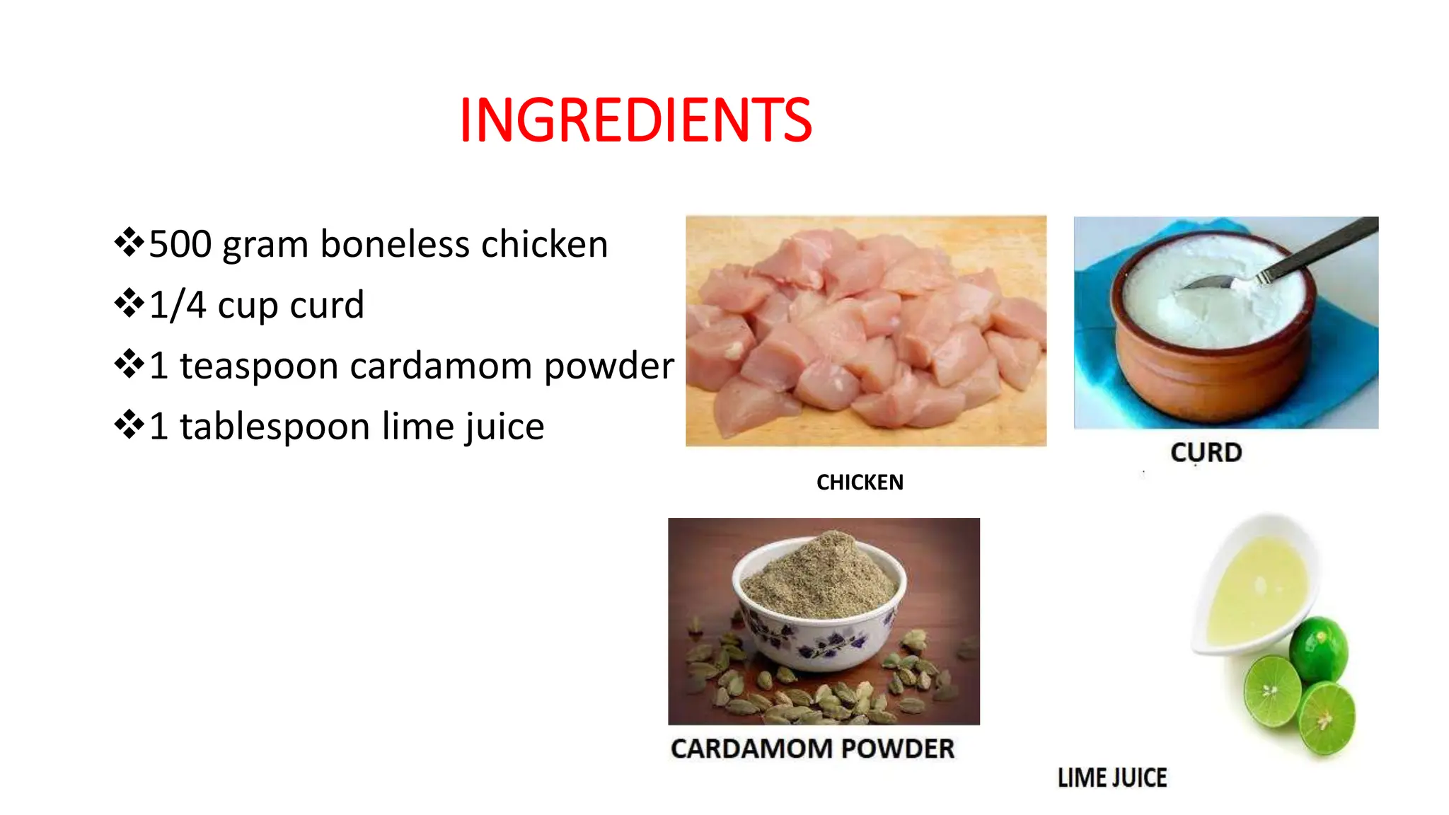 Chicken tikka | PPTX
