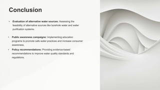 Microbiological and Physicochemical analysis of Water | PPTX