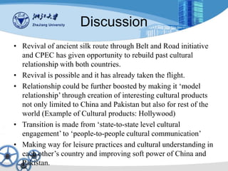 The Cultural Communication between Chinese and Pakistani People- A Case ...
