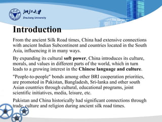 The Cultural Communication between Chinese and Pakistani People- A Case ...