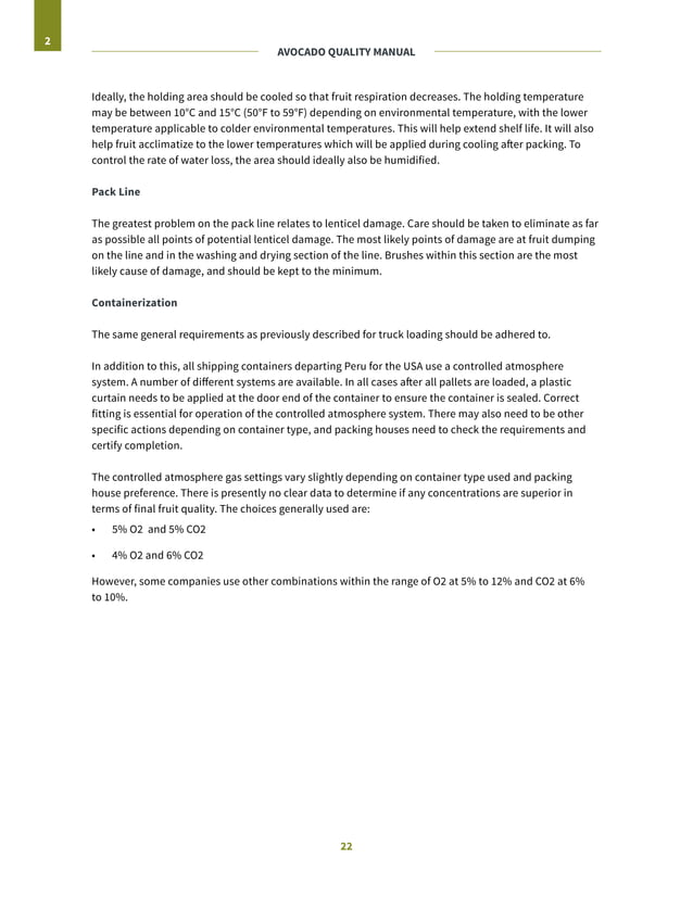 Avocado Quality Manual - Manual de calidad de aguacate hass - HAB | PDF ...