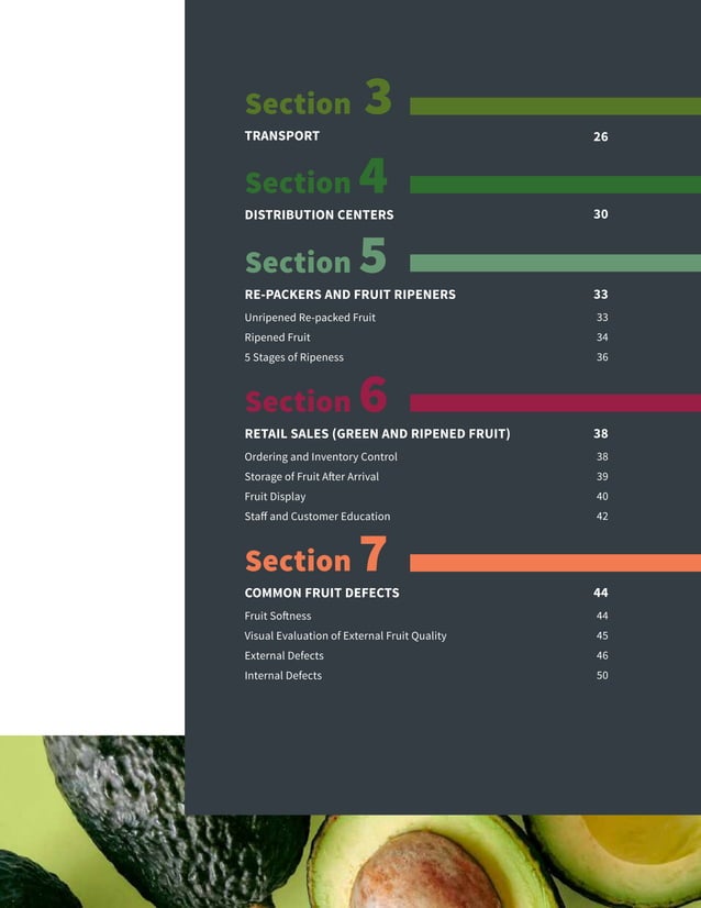 Avocado Quality Manual - Manual de calidad de aguacate hass - HAB | PDF ...