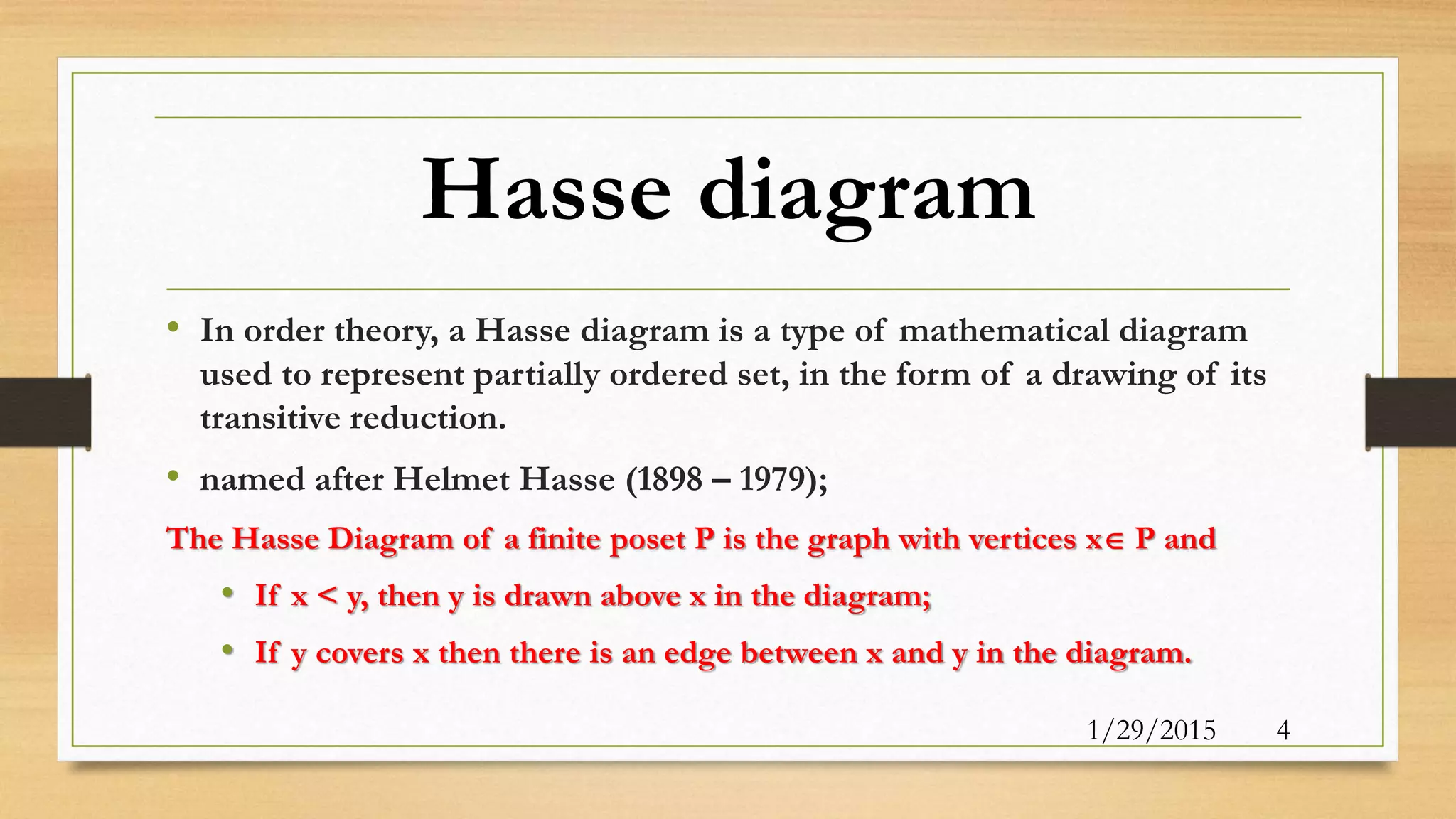 Hasse diagram | PPTX