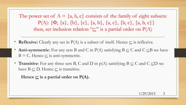 Hasse diagram | PPTX | Physics | Science