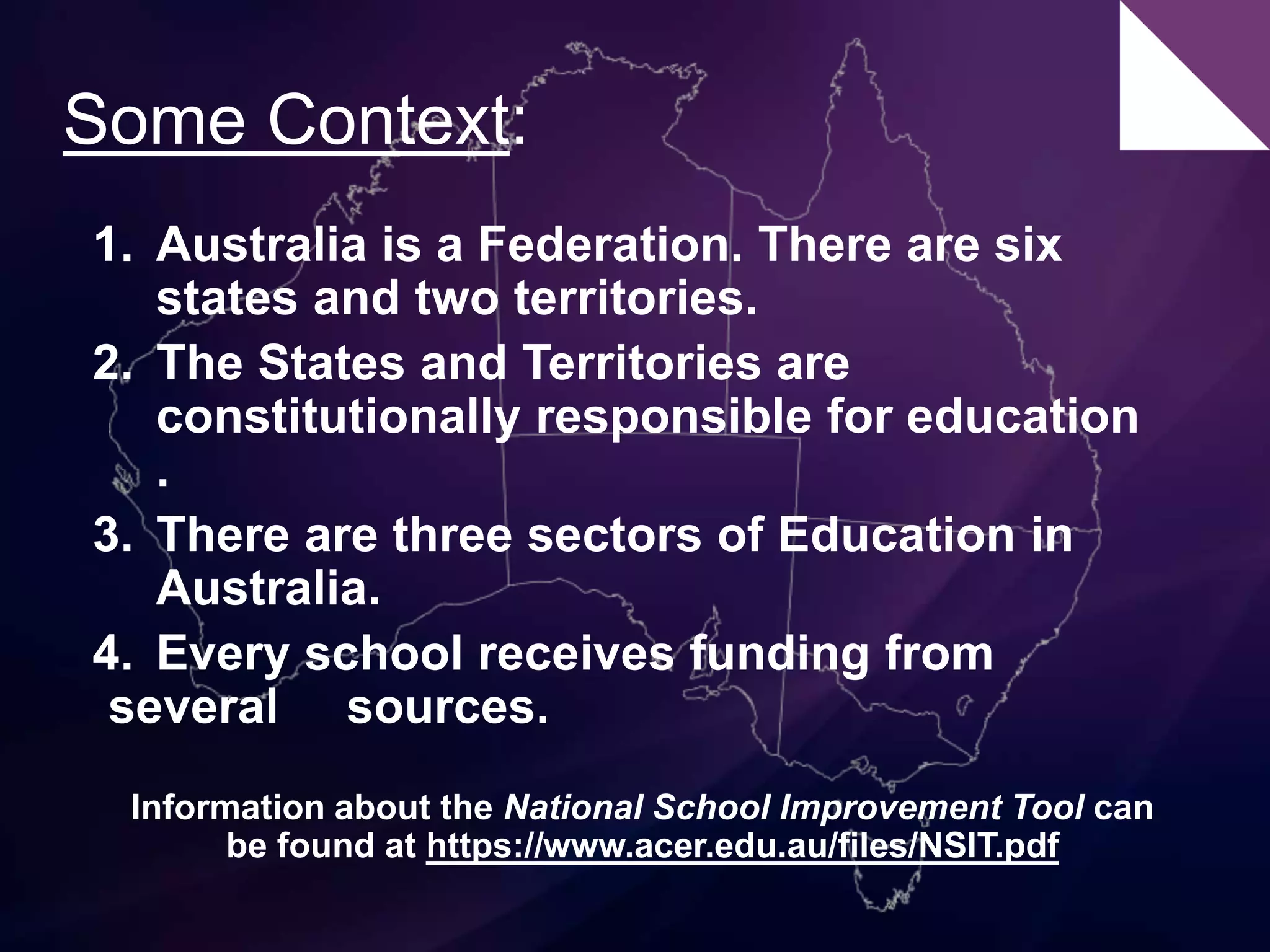 Australia’s School Improvement Framework | PPTX