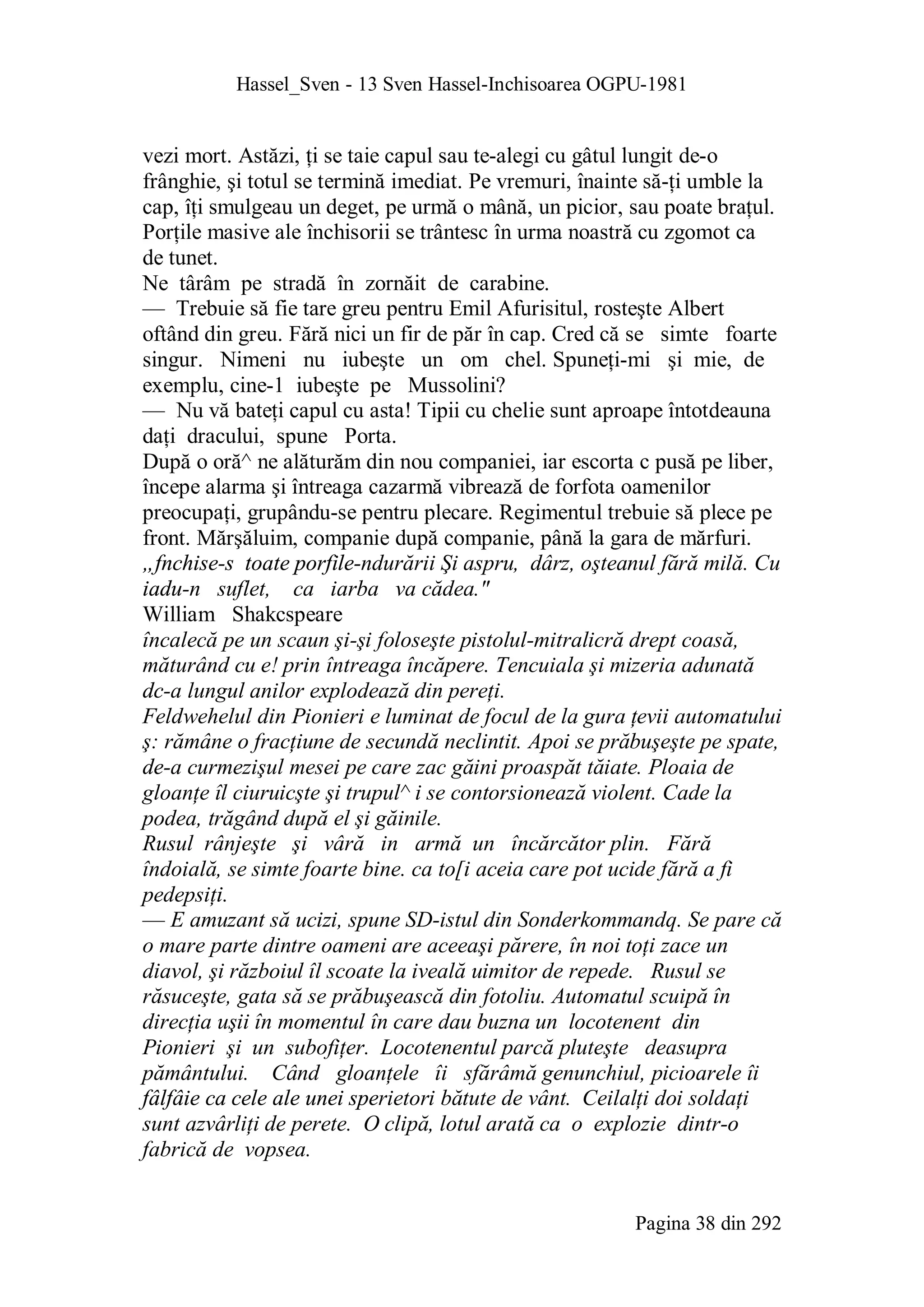 Hassel sven -_13_sven_hassel-inchisoarea_ogpu-1981 | PDF