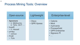 Process Mining and Predictive Process Monitoring in Apromore | PPTX | Databases | Computer ...