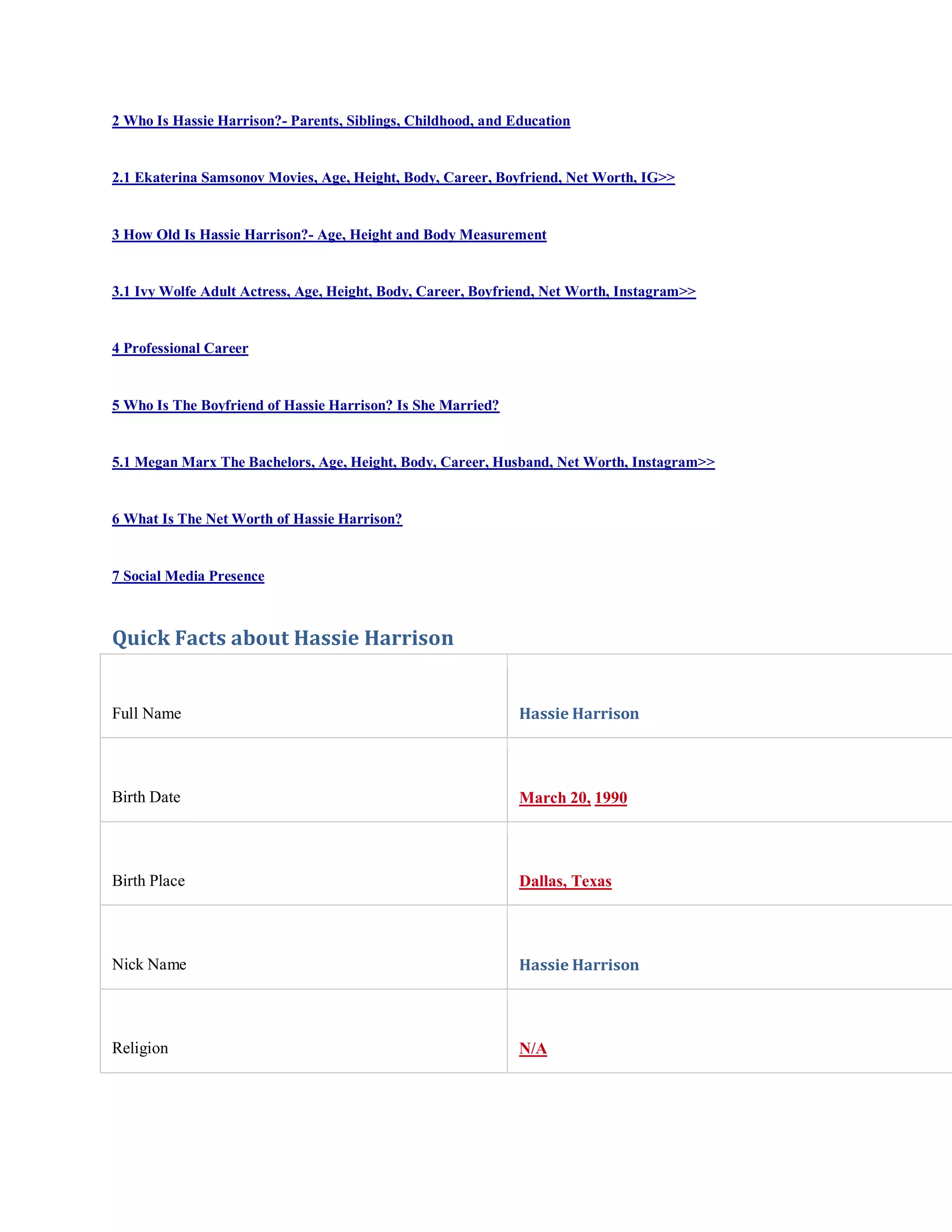 Hassie harrison austin nichols | PDF