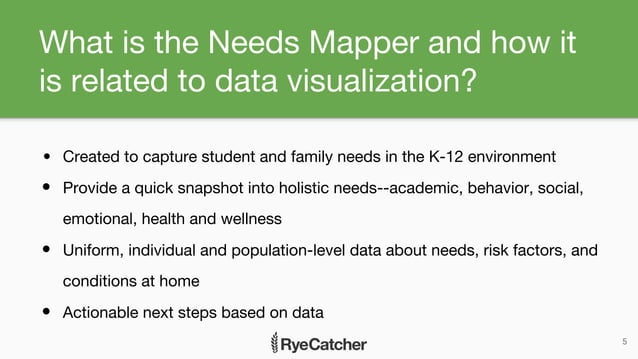 Needs Mapping | PPT