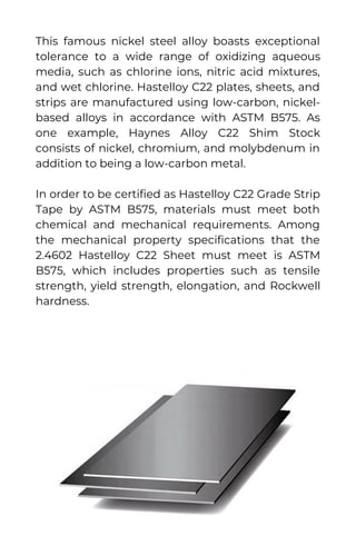Hastelloy C22 Sheets & Plates.pdf