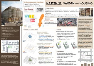 Hasten 21, Sweden : Housing Book Case Study | PDF