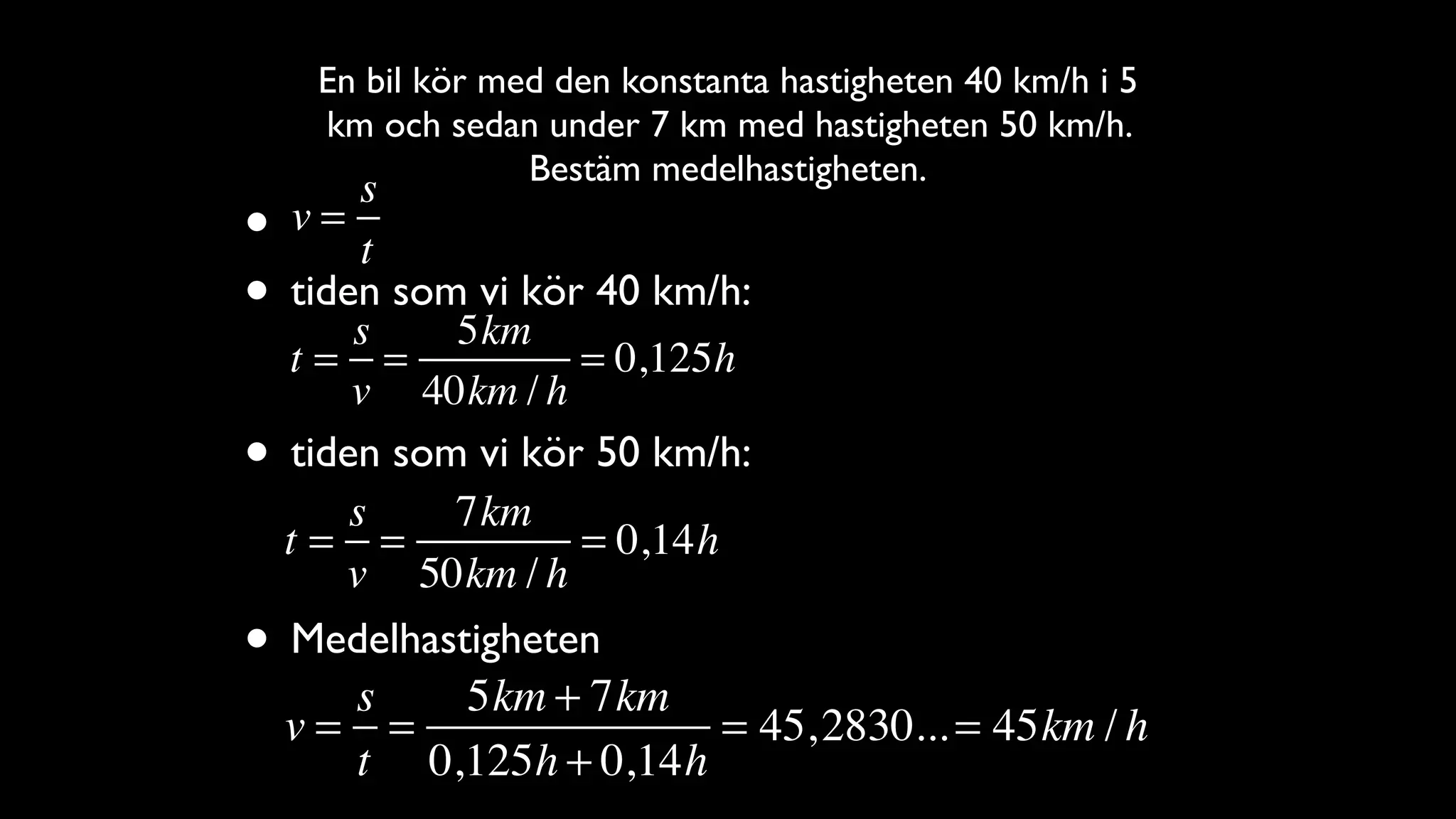 Hastighet och acceleration | PPT