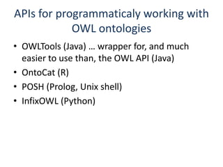 Bio-ontologies in bioinformatics: Growing up challenges | PPTX