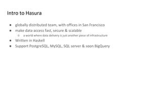 Hasura | PPTX