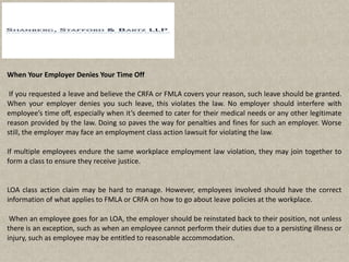 Has your employer denied you a leave of absence (loa) | PPTX | Legal ...