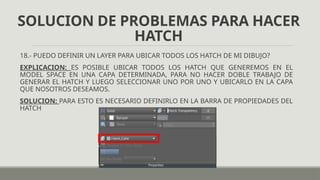 Presentación de Hatch en el Programa de AutoCAD 2023-COMANDO HATCH | PPTX