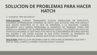 Presentación de Hatch en el Programa de AutoCAD 2023-COMANDO HATCH | PPTX