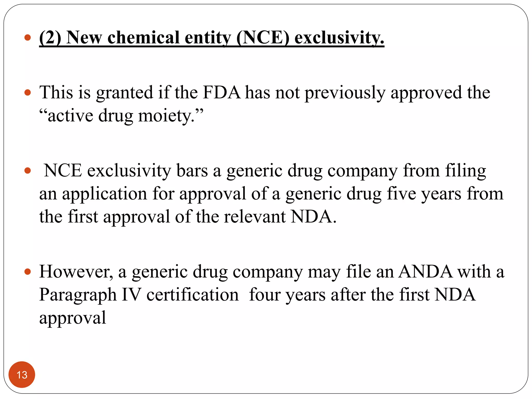 Hatch waxman act & amendments ppt | PPTX