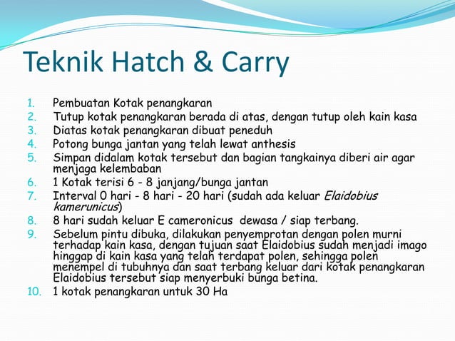 Hatch & carry | PPTX