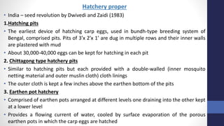 Hatcheries advances in design and construction | PPTX