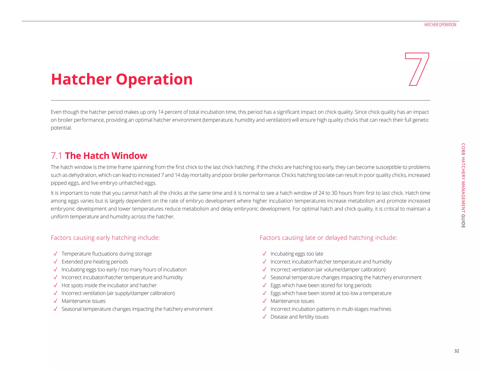 Hatchery guide cobb poultry | PDF | Infertility | Reproductive Health