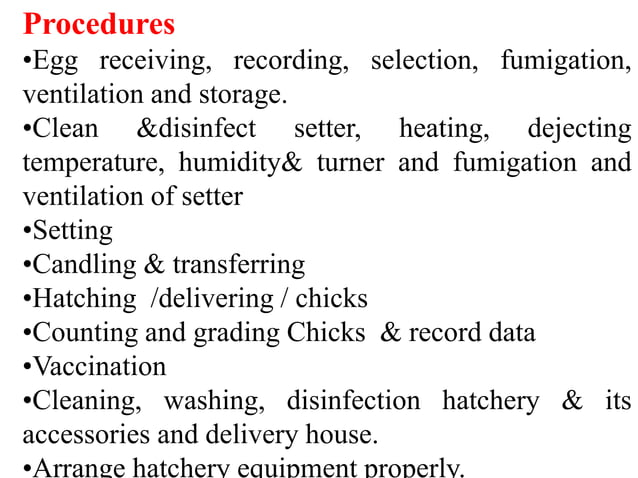 Hatchery Management Practices.pptx | Agriculture | Industries