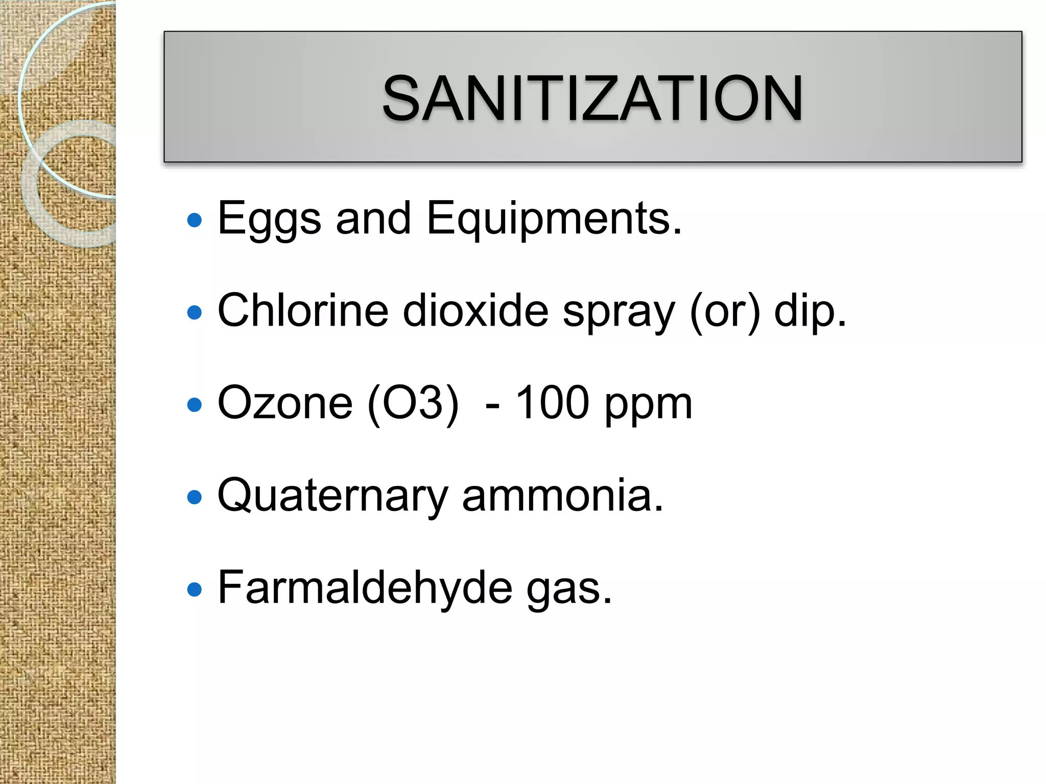 Hatchery management in Poultry (Fumigation) | PPTX