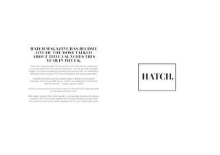 HATCH: Media Pack | PPT