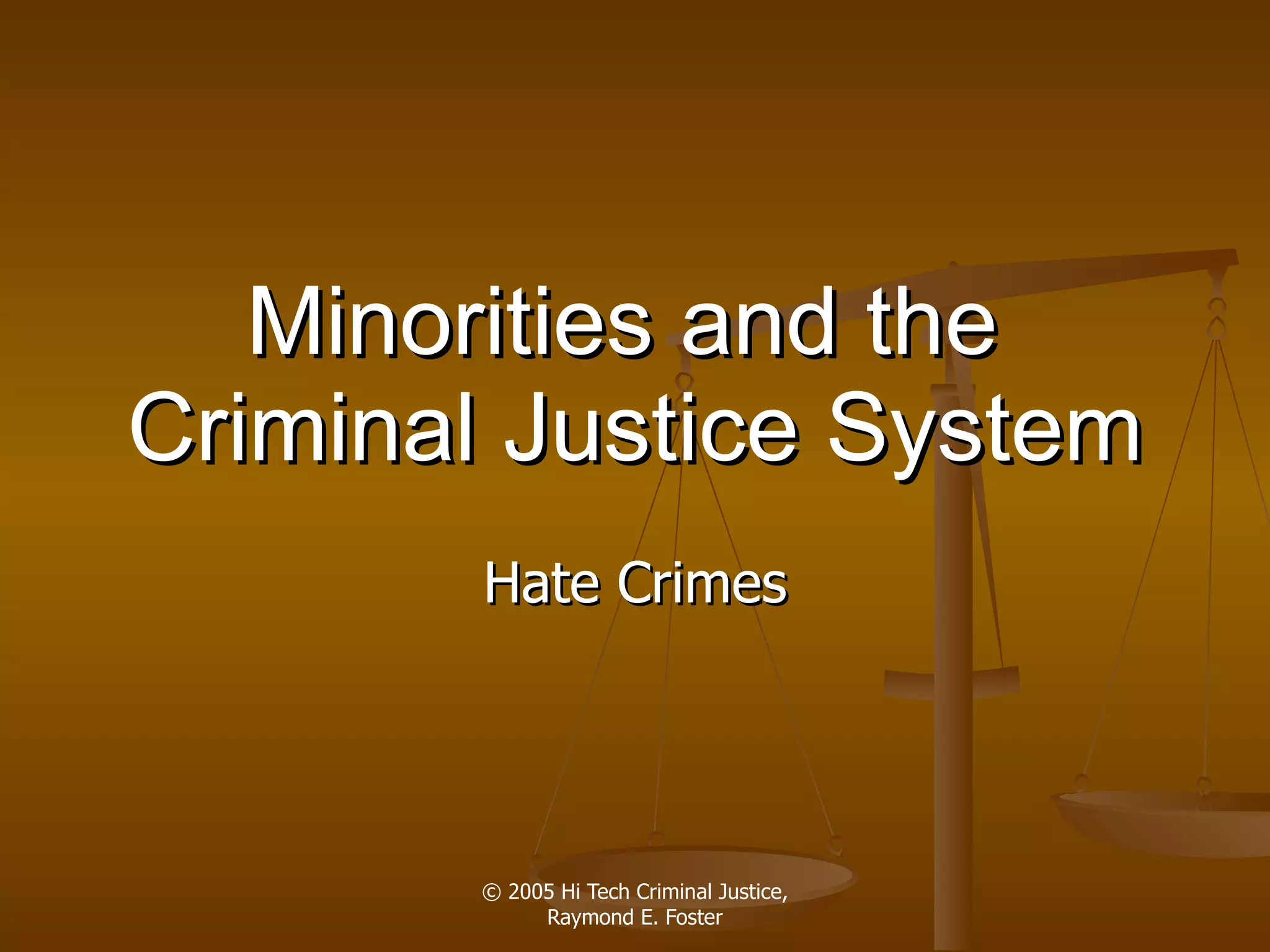 Hate Crimes | PPT