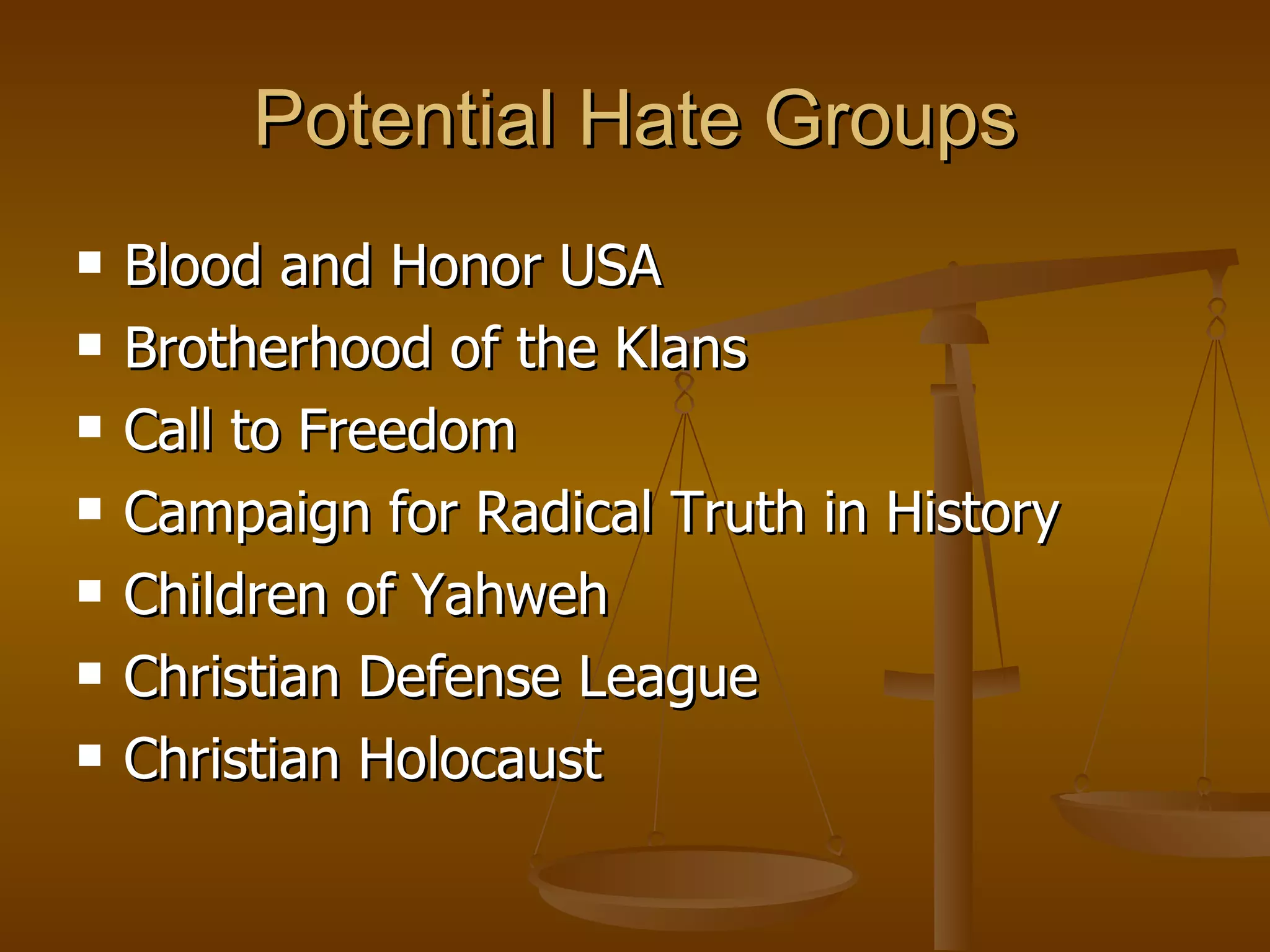Hate Crimes | PPT