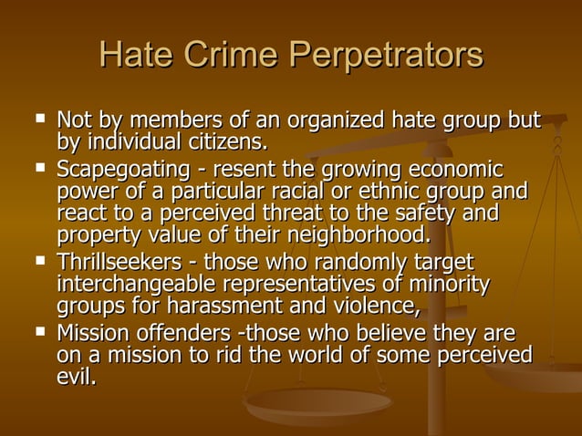 Hate Crimes | PPT
