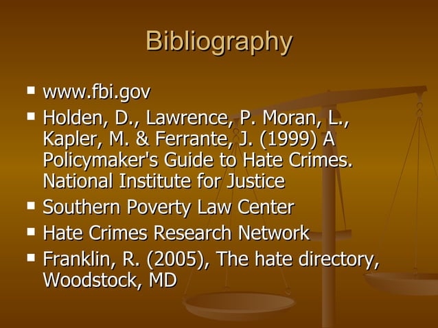 Hate Crimes | PPT
