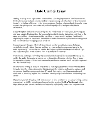 Hate Crimes Essay.pdf