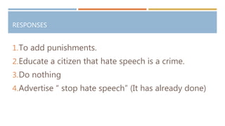 Hate speech | PPTX