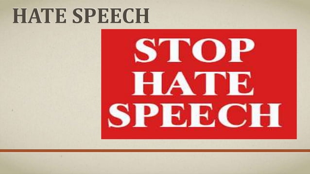 Hate speech | PPT