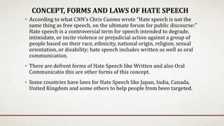 Hate speech | PPTX
