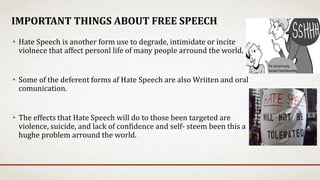 Hate speech | PPTX