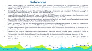 Hate speech detection | PPTX