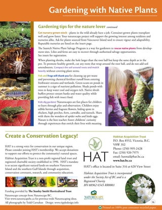 Gardening with Native Plants - Victoria, British Columbia | PDF