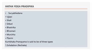HATHA YOGA PRADIPIKA | PPTX