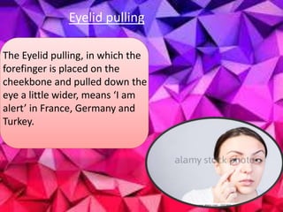 some common gestures and their interpretations | PPTX