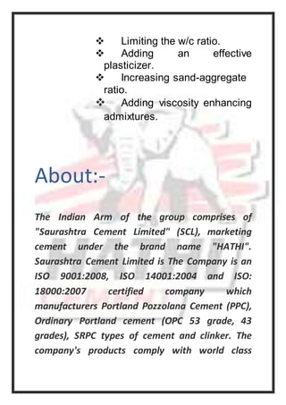 Hathi cement final | DOCX