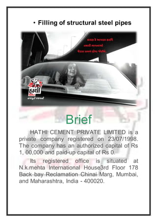 Hathi cement final | PDF