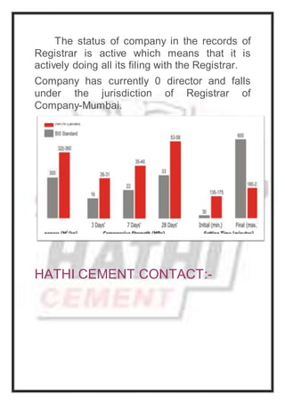 Hathi cement final | PDF